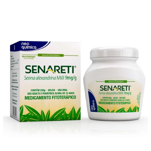 Encontre o menor preço de Senareti 9mg Geleia 250g no Qualfarma